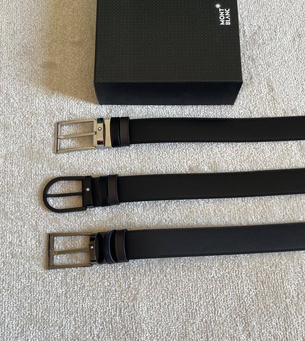 MontBlanc Belts 3 colors – Whatever.uae