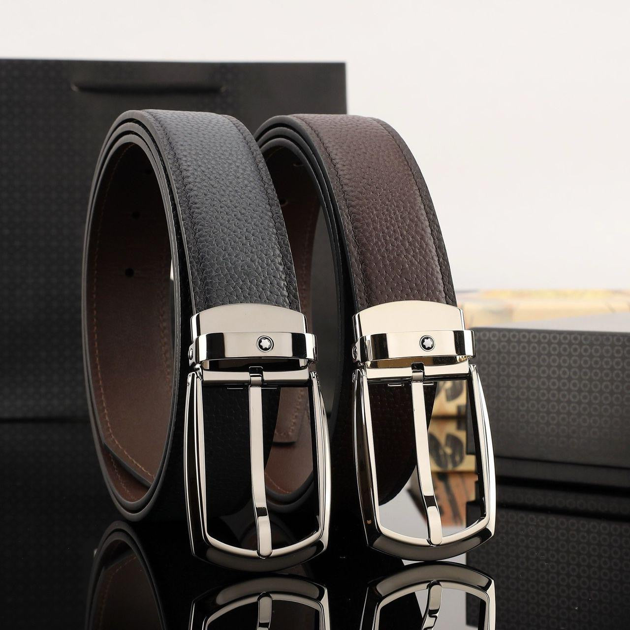 MontBlanc Belts 2 colors – Whatever.uae