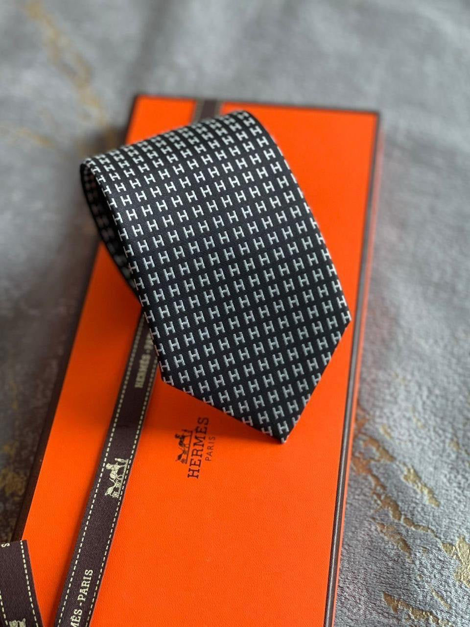 Hermes Tie 2 colors – Whatever.uae