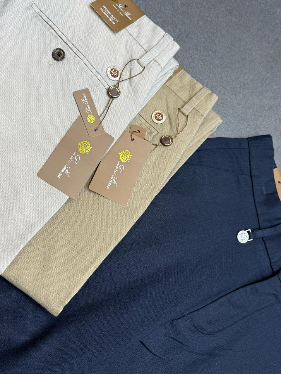 Loro Piana Lenin Pants 3 colors – Whatever.uae