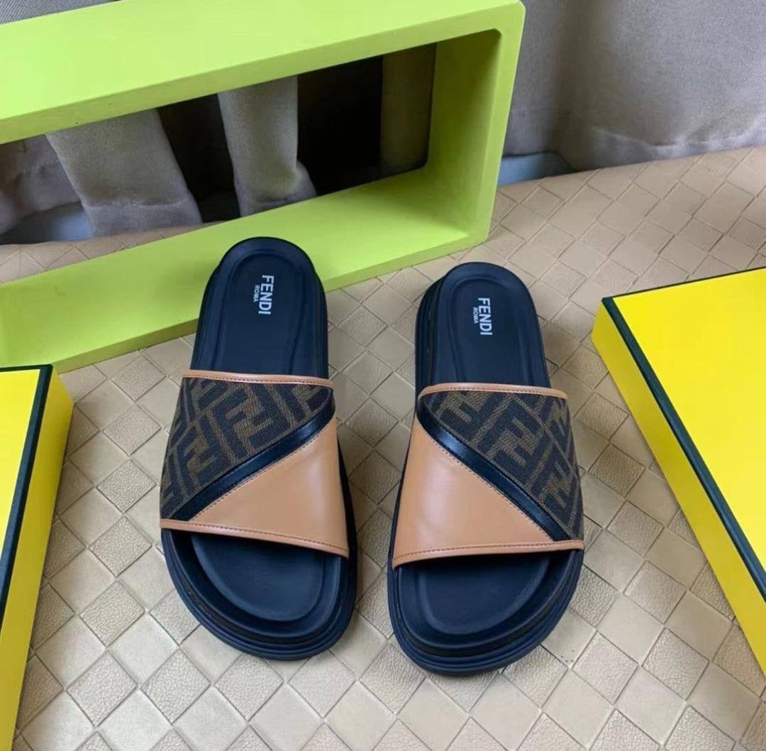 Fendi Slippers 2 colors – Whatever.uae